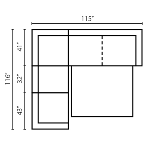 Clanton Full Size Sleeper Sectional (Made to | Sofas and Sectionals