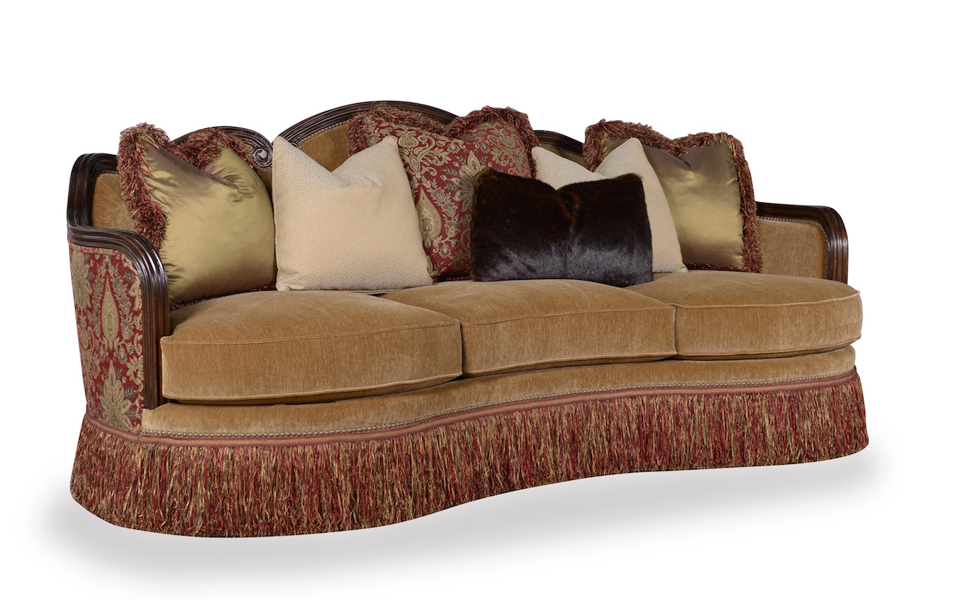 Giovanna Caramel Sofa Collection | Sofas and Sectionals