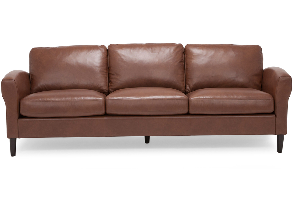 Majesty 100% Top Grain Leather Sofa in Bronco | Sofas and Sectionals