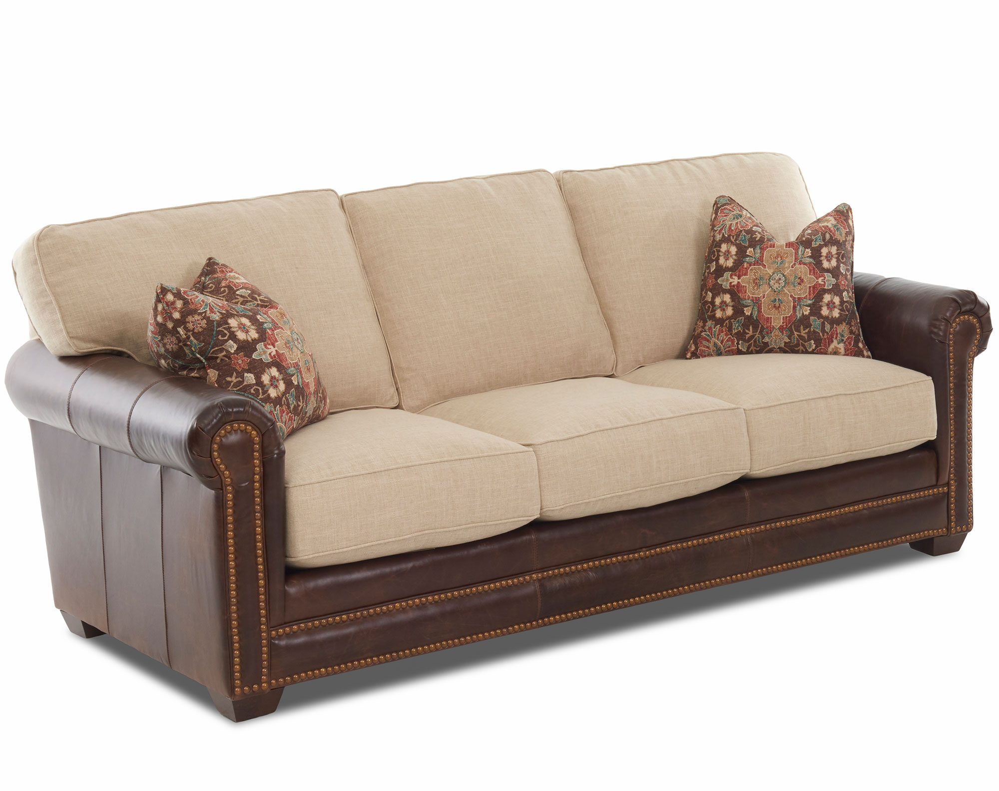Daniel Leather 90" Sofa | Sofas and Sectionals