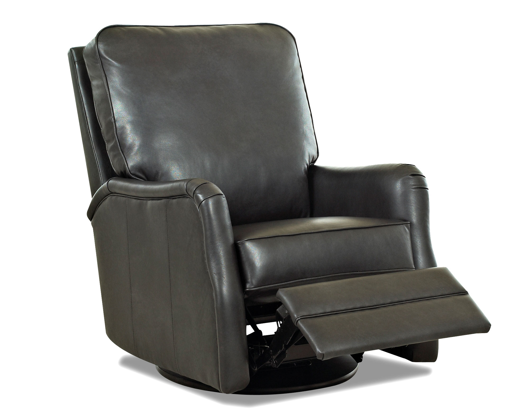 Randolph Leather Swivel Glider Recliner (Made | Sofas and Sectionals