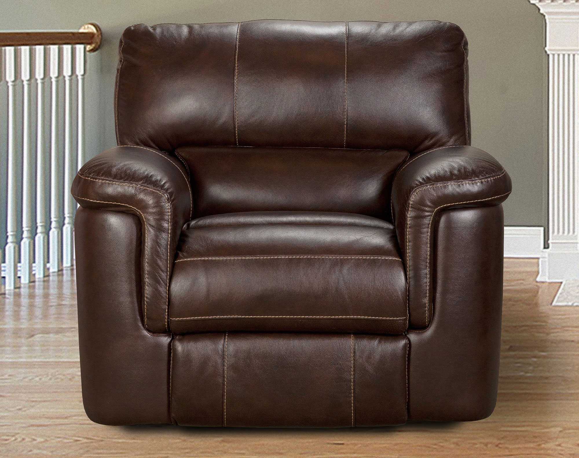 Hitchcock Leather Power Reclining Sofa in Cigar | Sofas and Sectionals
